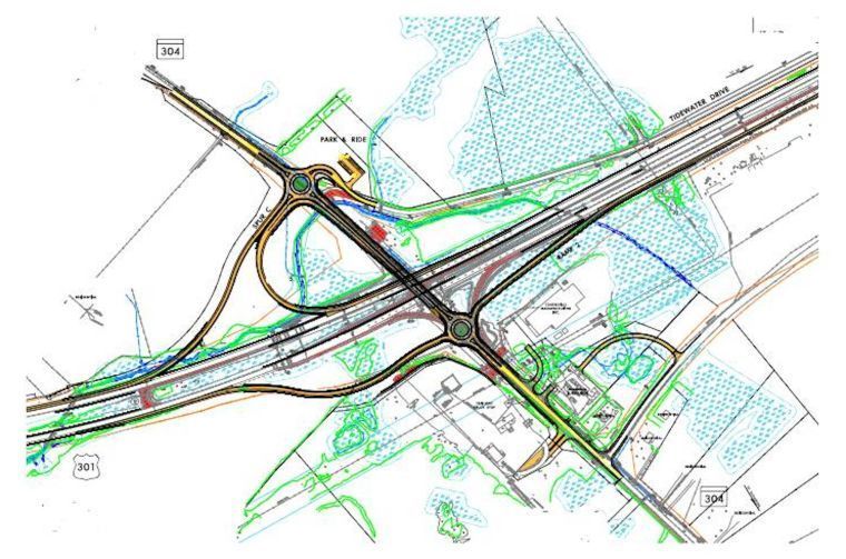 Construction teams at work at overpass site | Queen Annes County ...