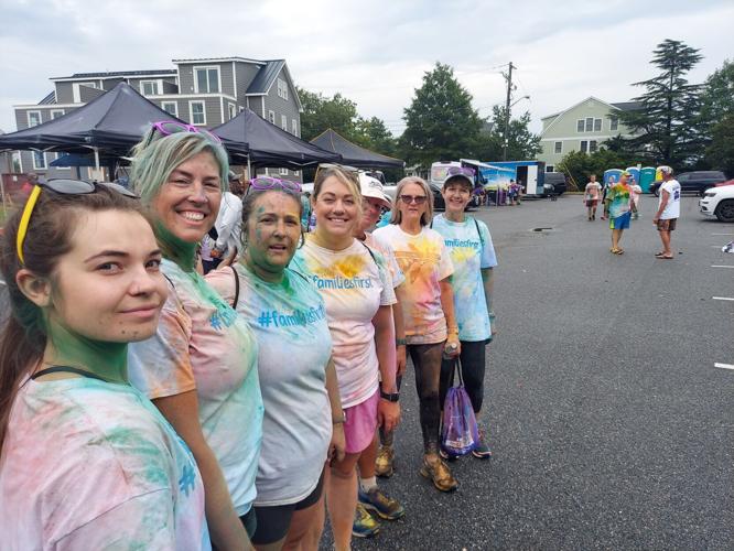 Rainbows overtake rainy weather at Kent Goes Purple Color Fun Run ...