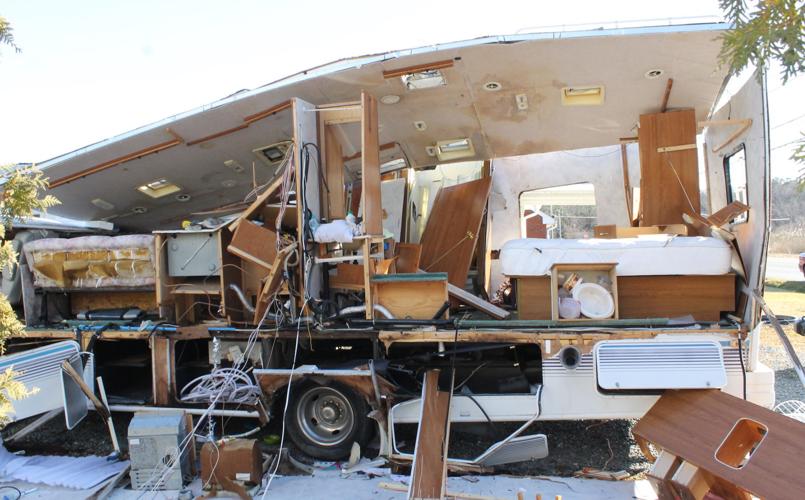Explosion from gas leak destroys camper | Police and Fire ...