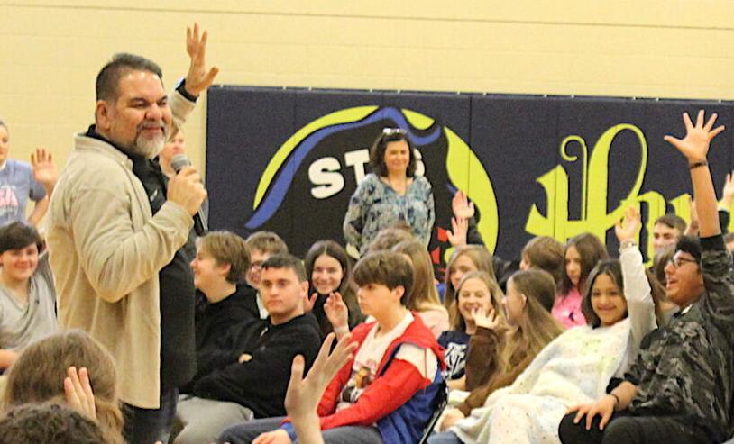 National substance abuse awareness advocate talks with local students ...