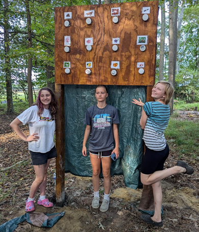 Girl Scouts build sensory boards for Talisman Therapeutic Riding ...