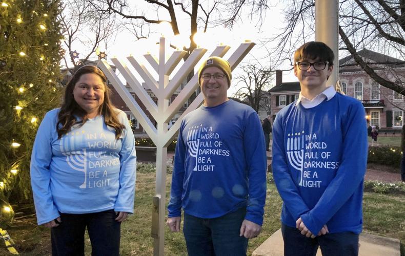 Light in the darkness: Centreville marks Hanukkah with menorah ceremony ...