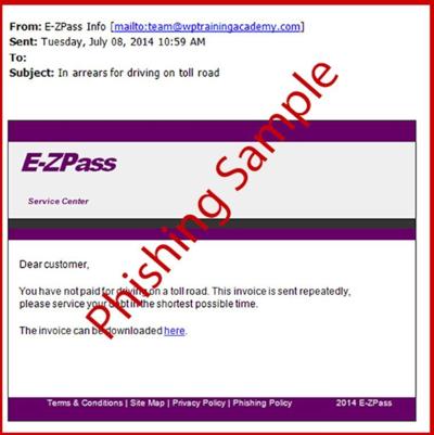 MdTA warns of E-ZPass phishing emails | News | myeasternshoremd.com