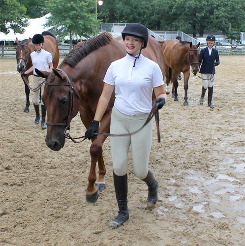English riders slosh through the show ring | Outdoors ...