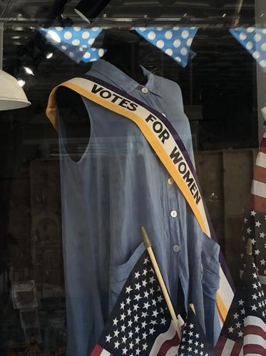 Downtown Cambridge shopkeepers celebrate suffrage with sashes | News ...