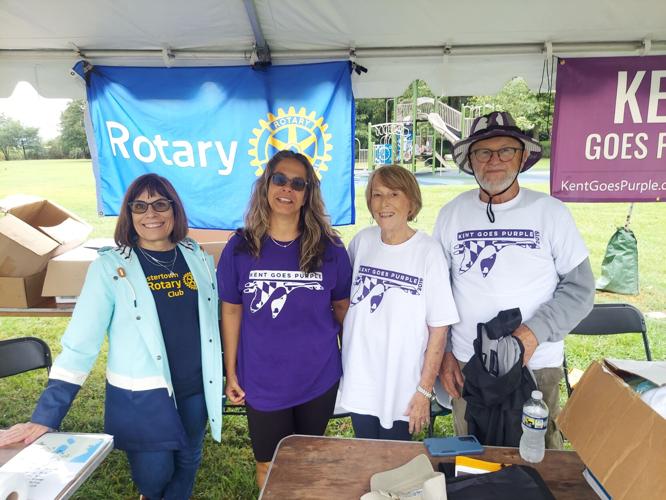 Rainbows overtake rainy weather at Kent Goes Purple Color Fun Run ...