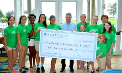 Girl Scouts celebrate National S'mores Day at the Hyatt | Dorchester ...