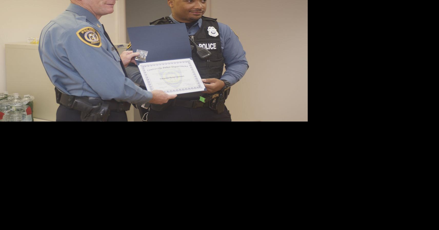Centreville Police officers recognized for years of service | News ...