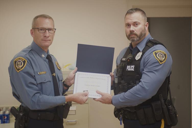 Centreville Police officers recognized for years of service | News ...