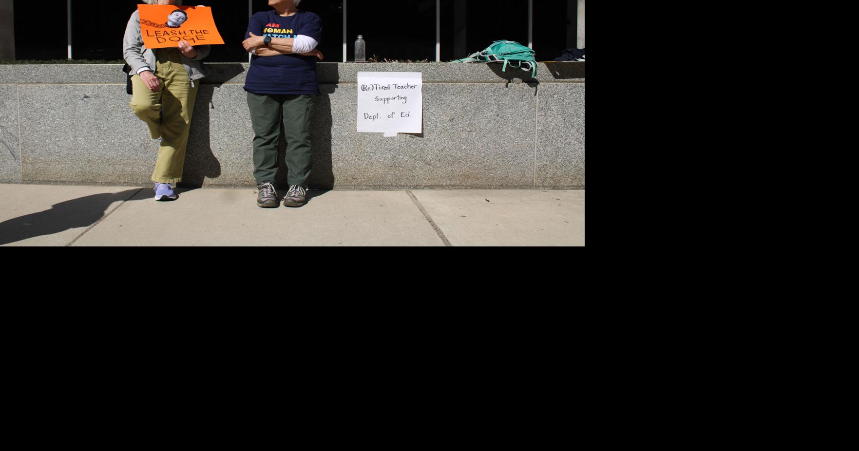 At the Department of Education, protests - and warnings - over firings ...