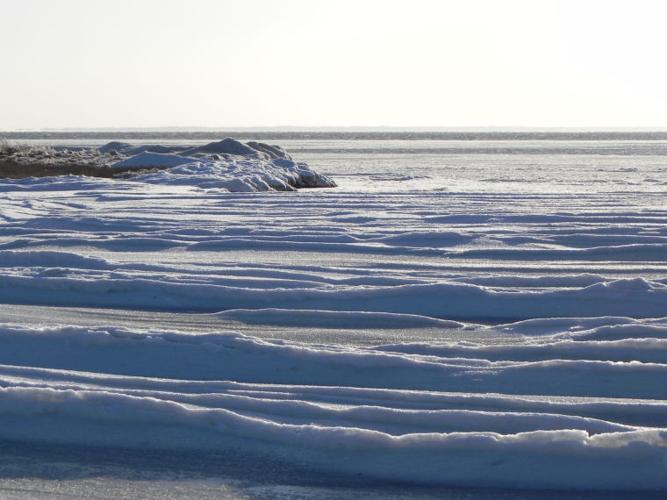 Wind and ice make for extreme low tide | Photos | myeasternshoremd.com