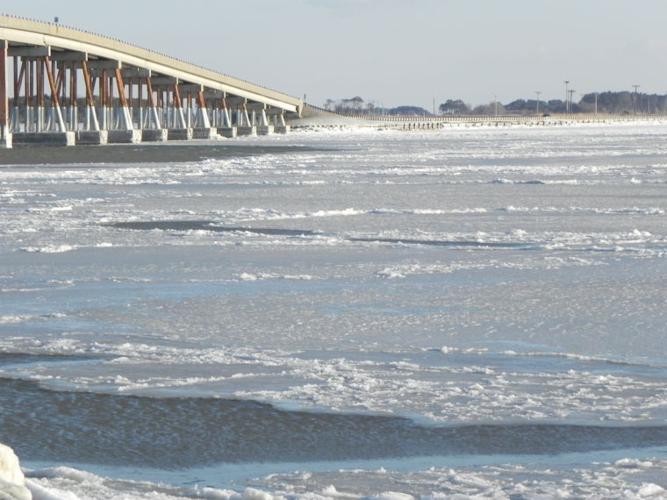Wind and ice make for extreme low tide | Photos | myeasternshoremd.com