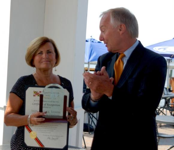 Franchot honors Susan Ponchock, Bosom Buddies founder | Queen Annes ...