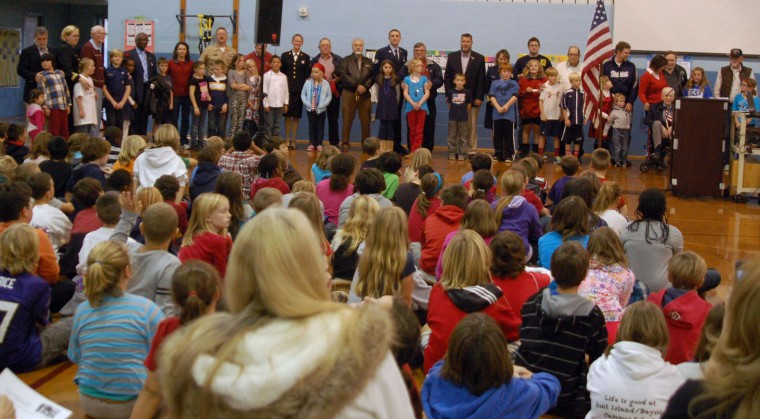Bayside Elementary recognizes veterans | Queen Annes County ...