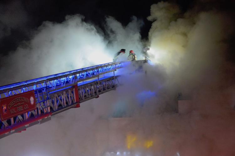 Firefighters from across the Mid-Shore respond to 3-alarm blaze in ...