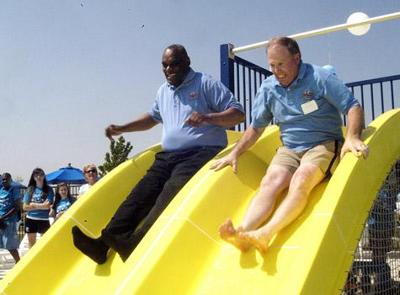 Kent's community center opens with triple-splash | Kent County ...