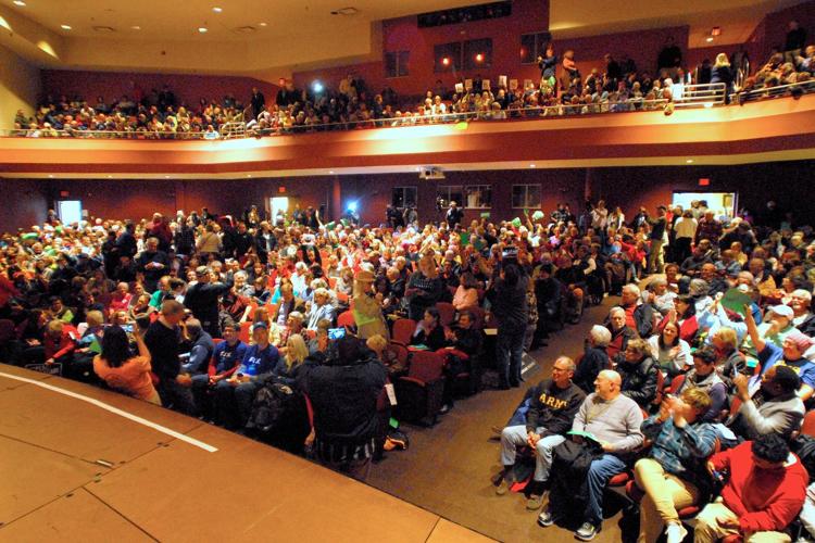 Harris town hall quickly turns raucous | Spotlight | myeasternshoremd.com