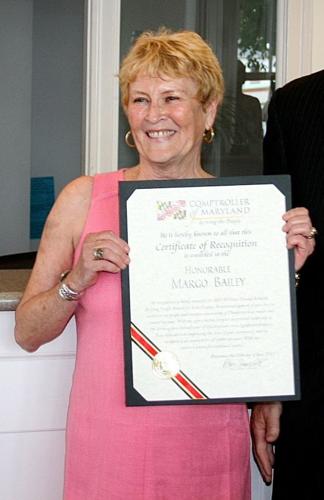 Comptroller salutes Margo Bailey for 'helping people' | News Archive ...
