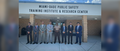 Abu Dhabi Police tour Miami-Dade Public Safety Training Institute ...