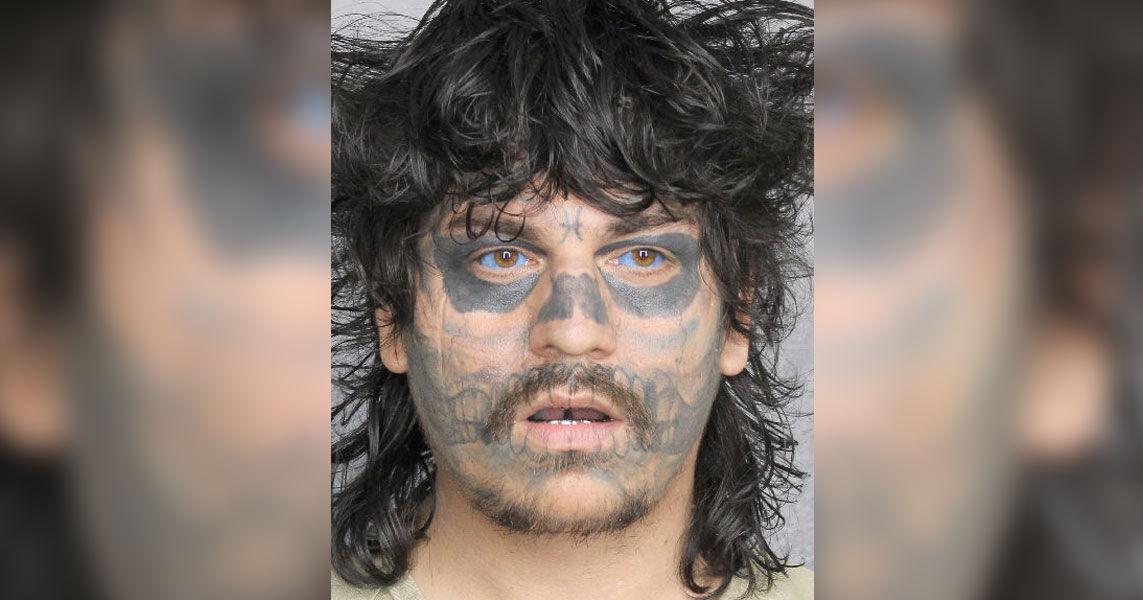 Florida man with tattooed face sentenced for false statement during ...