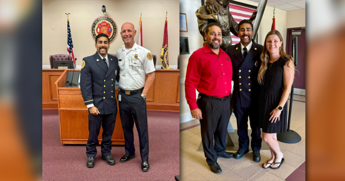 St. Lucie County Fire District promotes Jeremy Rouse to Lieutenant ...