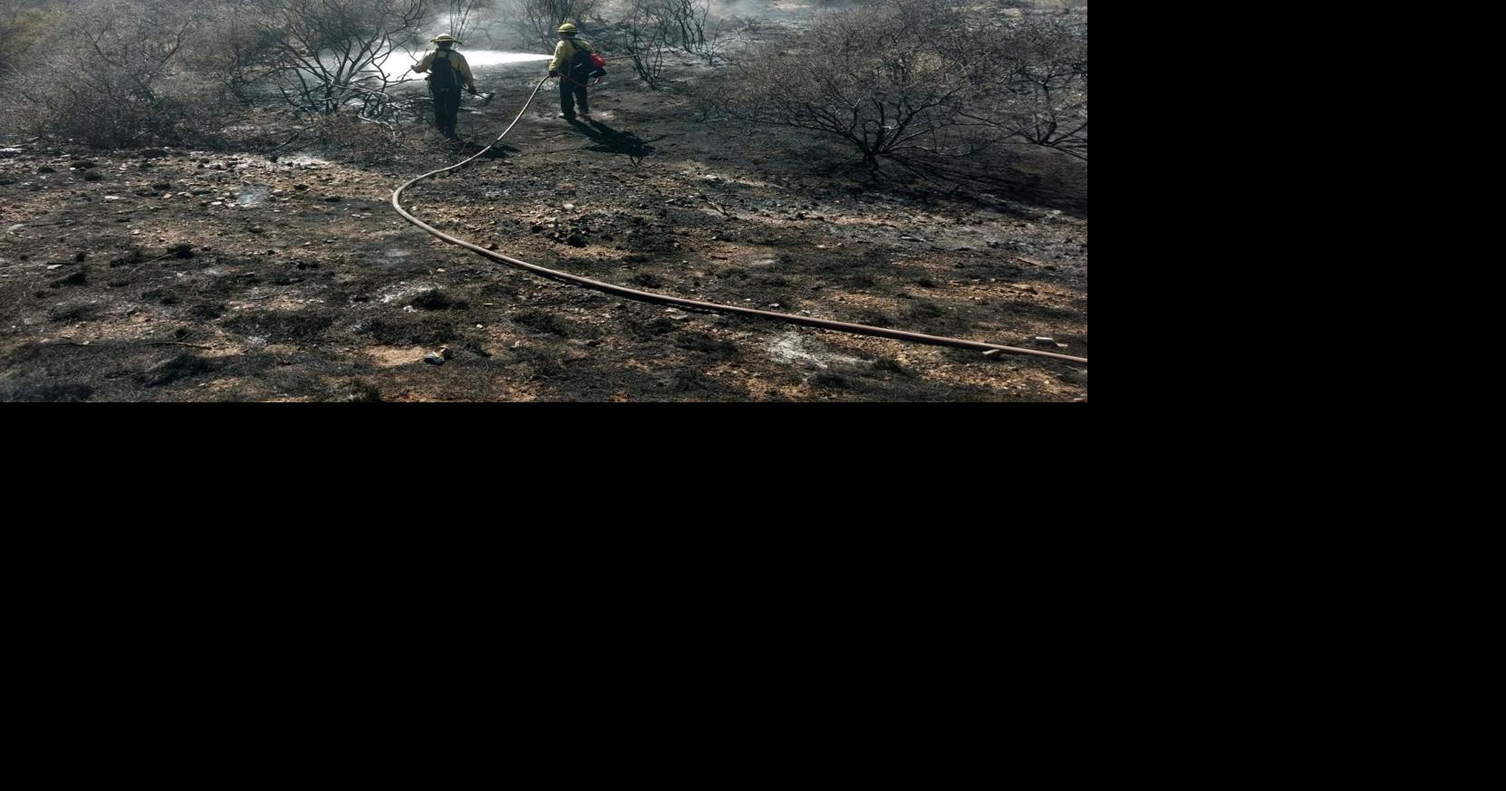Firefighters tend to roadside fire in Tombstone | Local News Stories ...