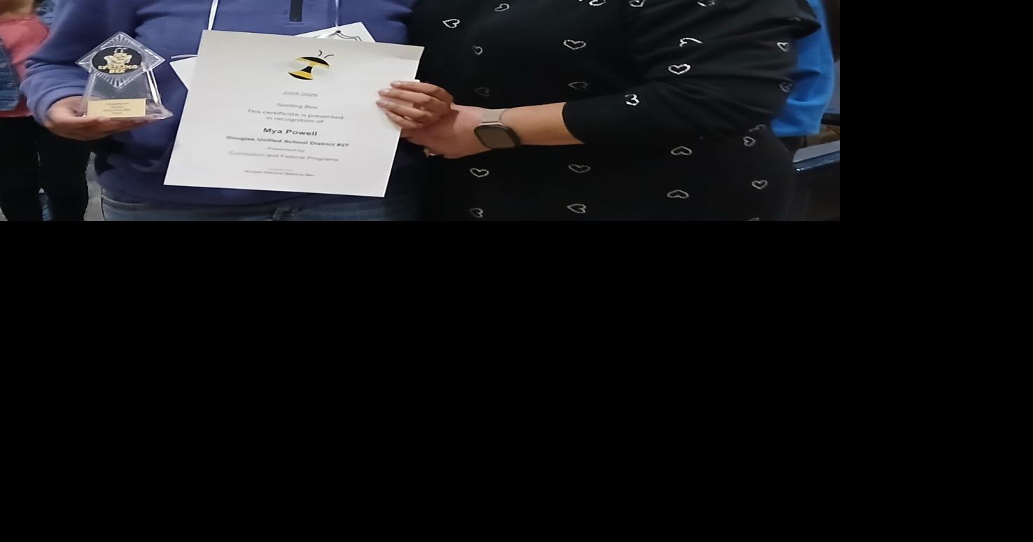Mya Powell takes home spelling bee title for DUSD | Douglas Dispatch ...