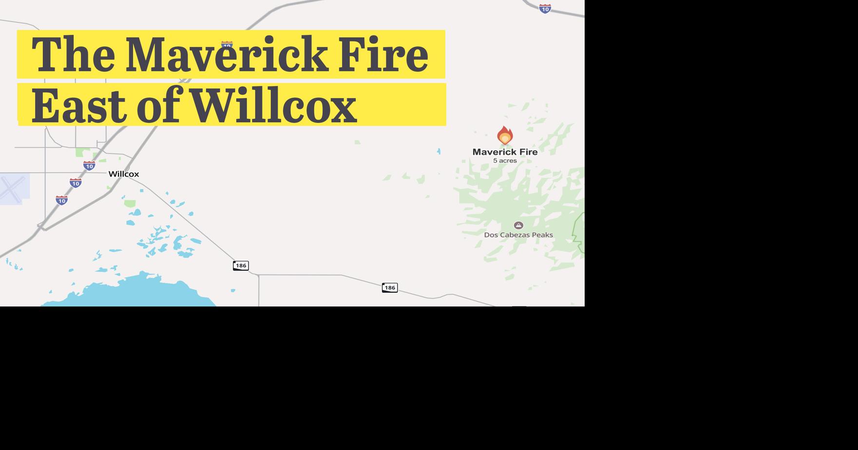 The Maverick Fire grows to 43 acres northeast of Willcox. | Cochise ...