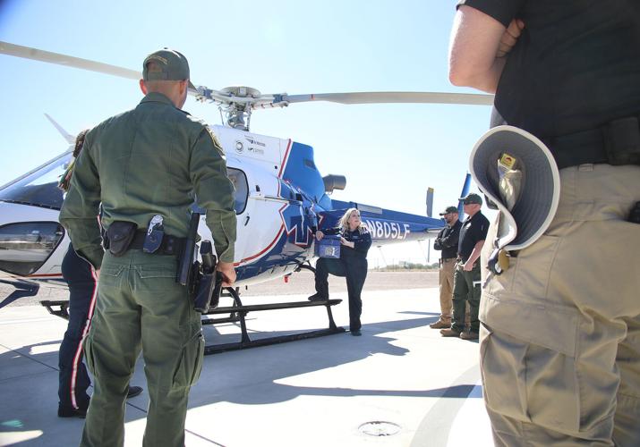 Air Methods and Border Patrol in multi-agency helicopter landing ...