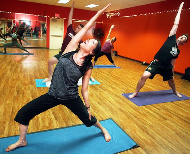Sweating for serenity: Buena Health opens first high tech hot yoga room ...