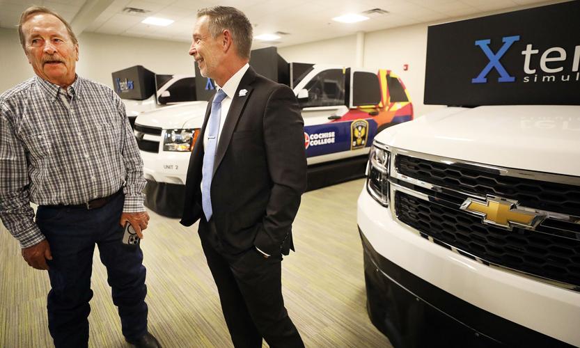 New police driving simulators roll out at Cochise College | Sierra ...