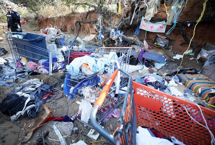 Under culverts, behind buildings and in the bushes, homeless camps are ...