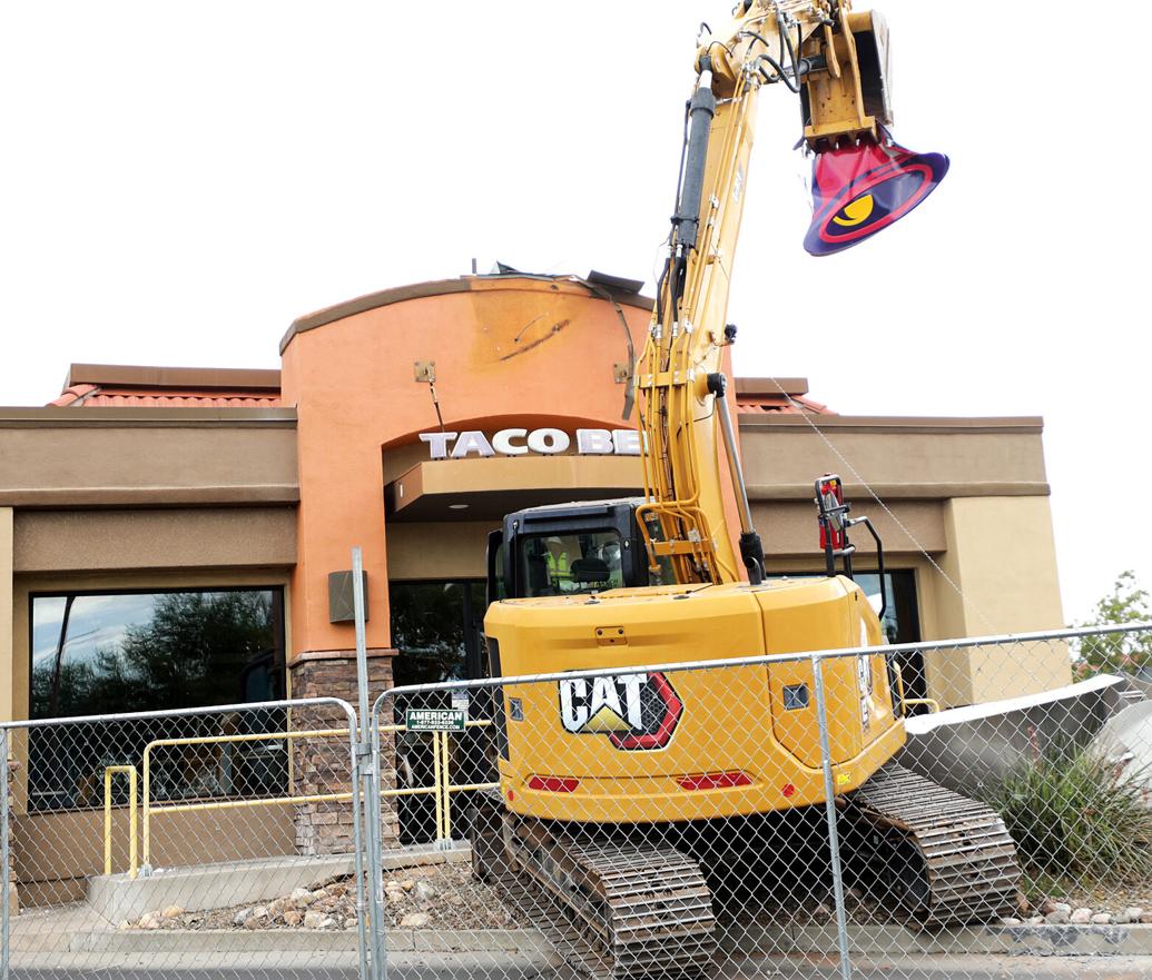 Fry Boulevard Taco Bell demolished for renovations, will reopen early ...