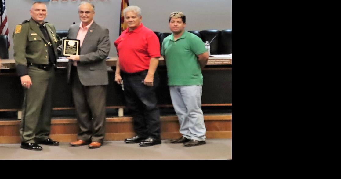Douglas City Council recognizes retiring BP agent | Douglas Dispatch ...