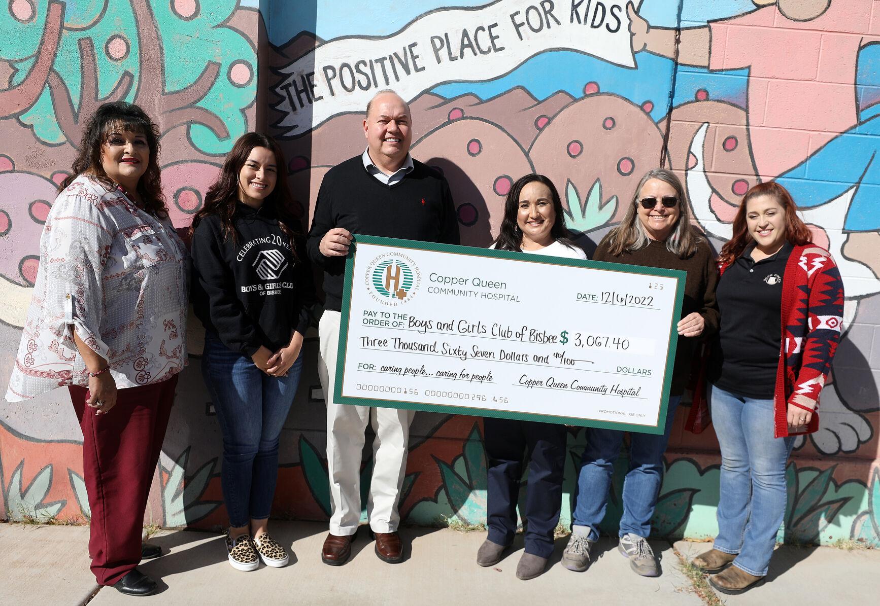 Bisbee Boys and Girls Club receive donation from CQCH foundation ...