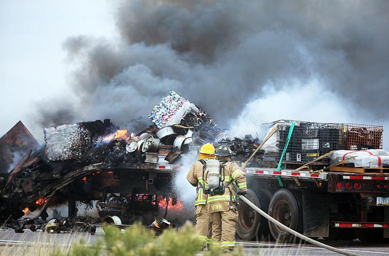 Hazmat fire in Whetstone: Northbound Highway 90 traffic diverted ...