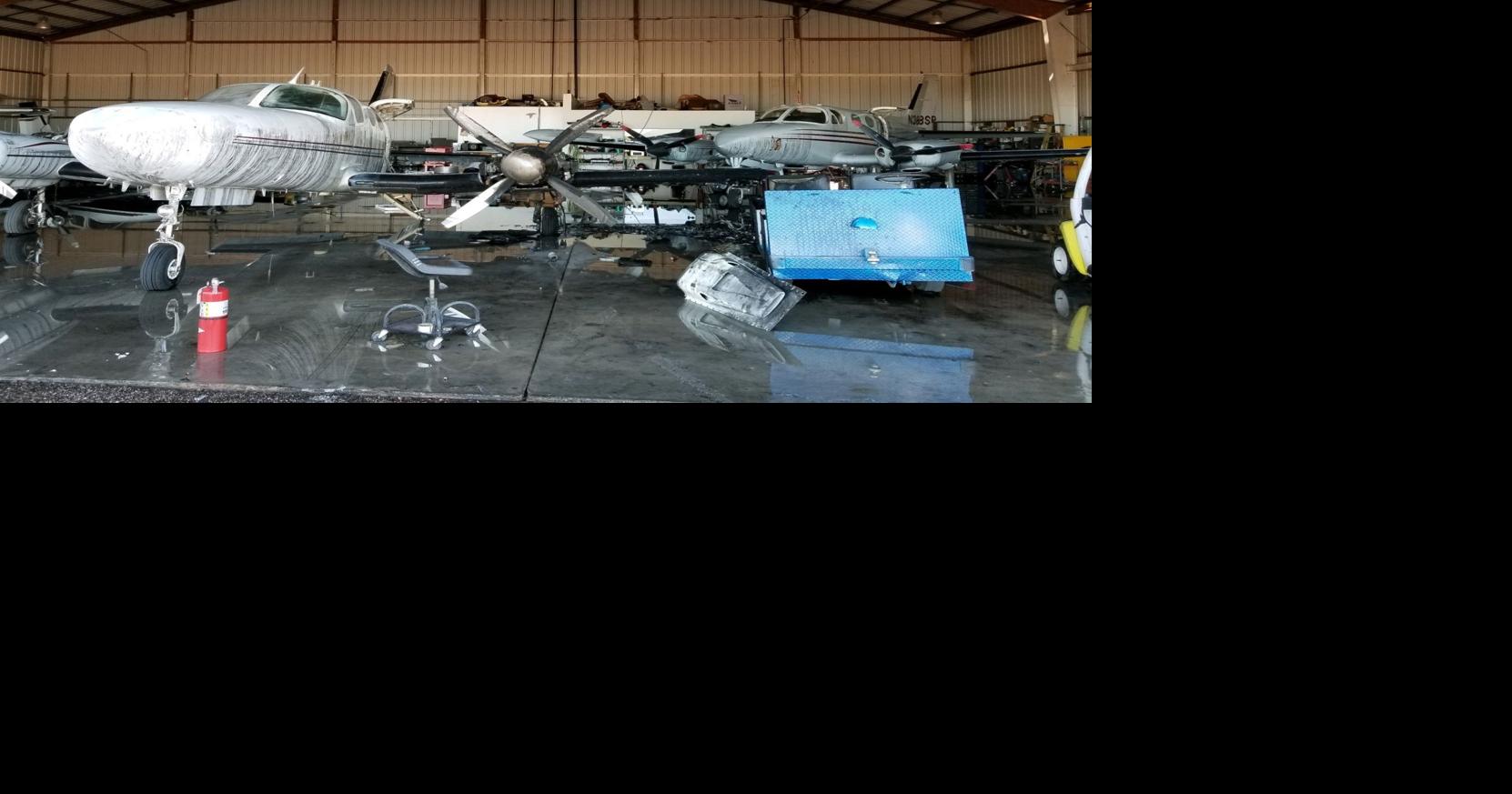 Fuel leak results in plane fire at airport | Benson News-Sun ...