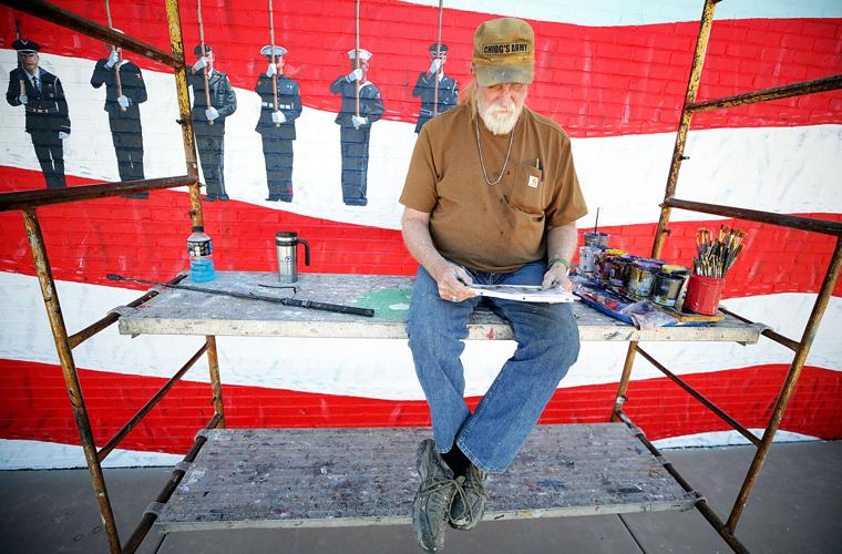 Frontier Fitness receives patriotic mural | Benson News-Sun ...