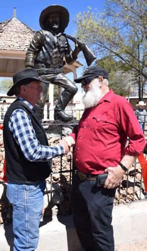 St. David sculptor creates 8-foot Ed Schieffelin bronze | Benson News ...