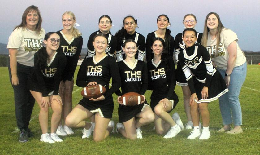 Jennifer Thomas coaching Tombstone cheer in addition to being the ...