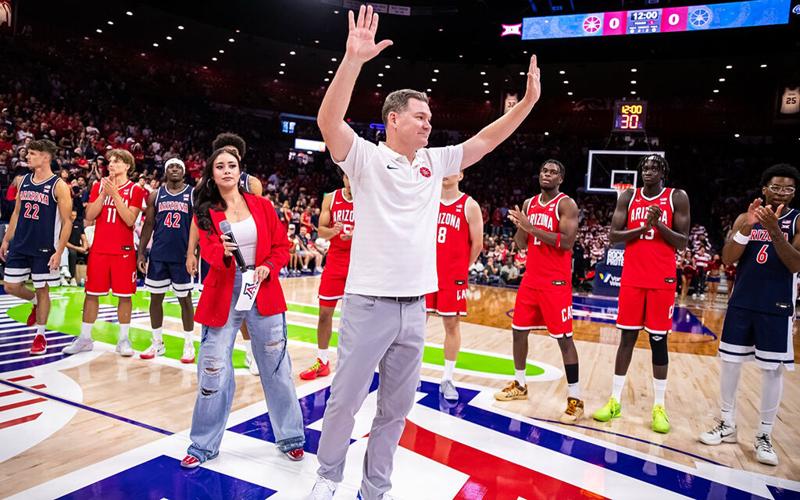 Gronk? Shaq? Red-Blue Showcase highlights Arizona Wildcats men’s ...