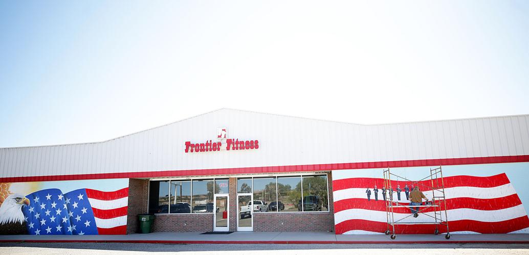 Frontier Fitness receives patriotic mural | Benson News-Sun ...
