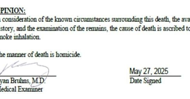 Smoke inhalation led to April death of SV man in house fire | Courts ...