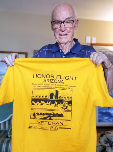 Honoring a Veteran: Sierra Vista vet Clayton Cooper takes Honor Flight ...