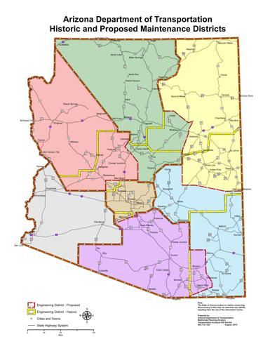 As ADOT districts shift, service expected to hold steady | Local News ...