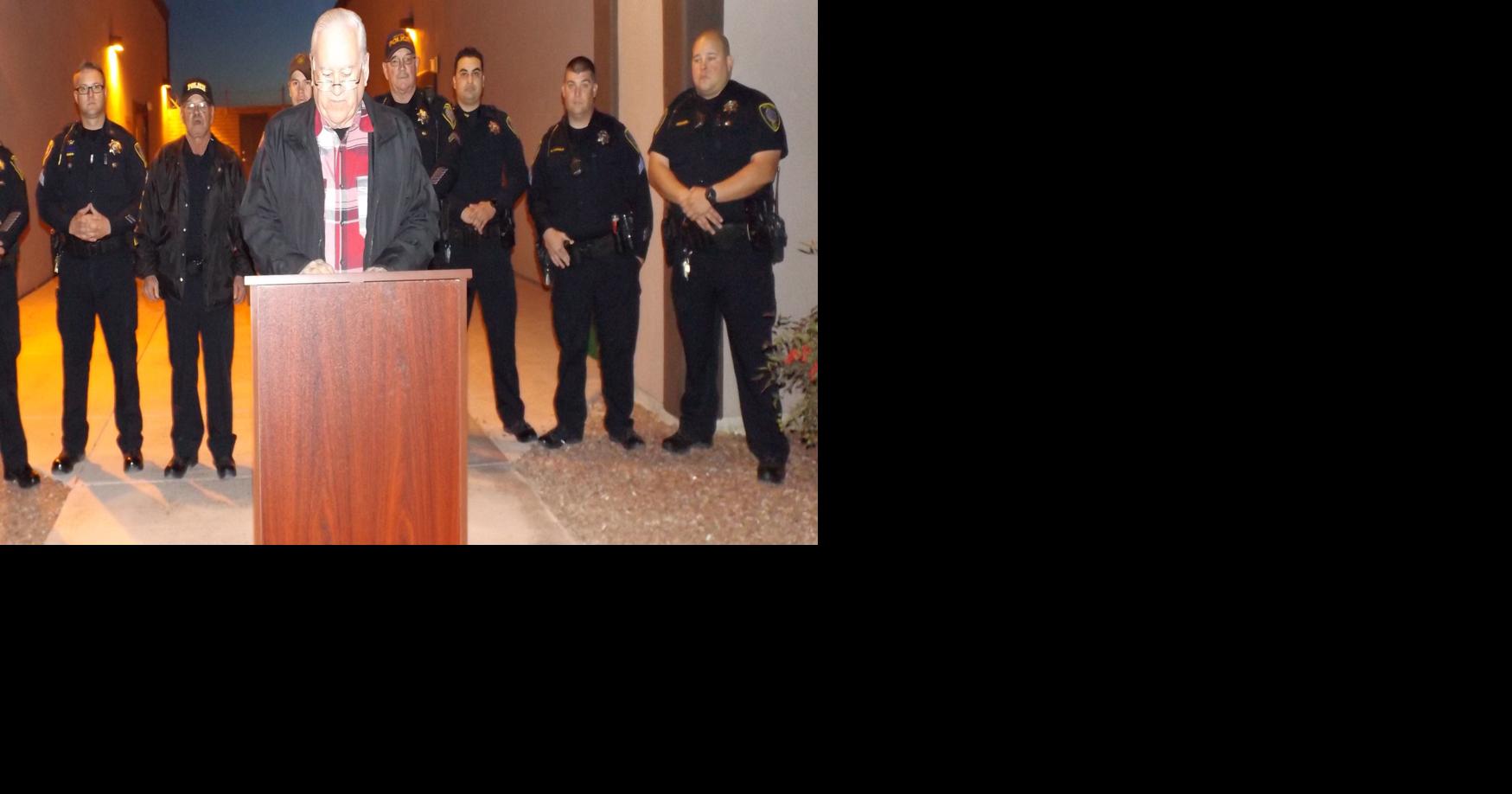 9 years later, Willcox PD parking lot finally gets lights | Willcox ...