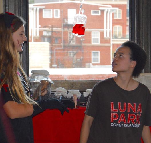 Books and horror: Lowell Junior High students put on ‘haunted library ...