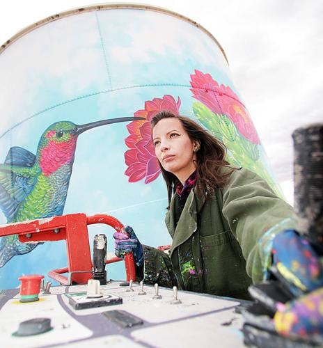 Muralist Carrie Olaje | Local News Stories | myheraldreview.com