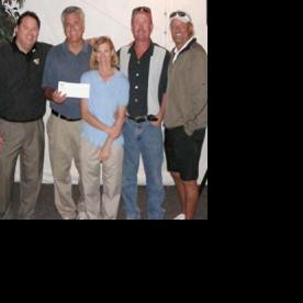 Subway Kids and Sports funds: Mark Roden (far left), chairman of the ...