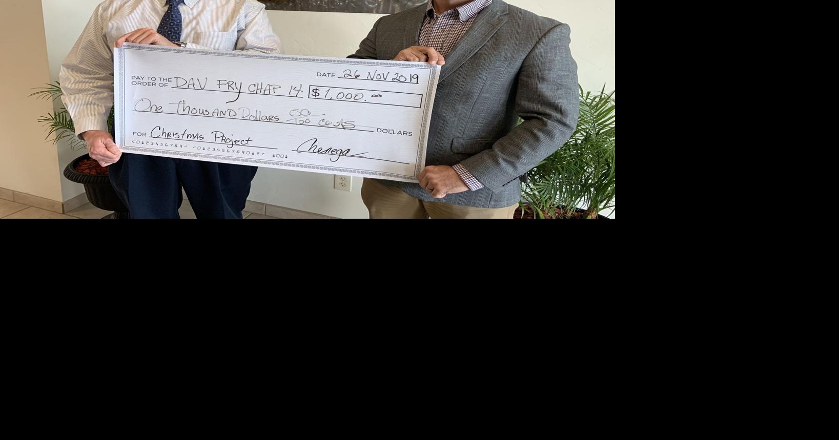 Local DAV receives $1,000 donation | Community | myheraldreview.com